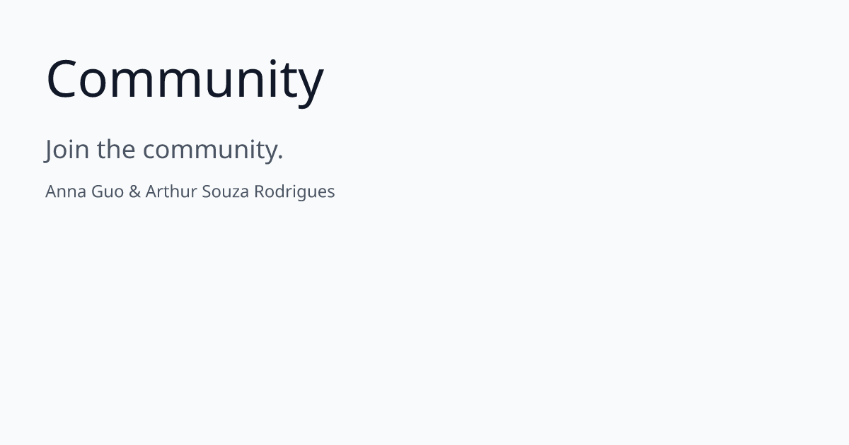 Community - Legal AI Benchmarking